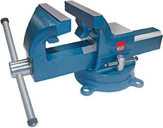 6 Inch Drop Forged Bench Vise with Swivel Base | Bessey Tools