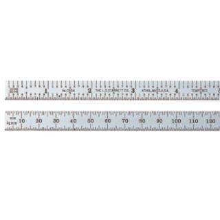 Steel Rule, 150 mm, No. 30, Steel - Strobels Supply