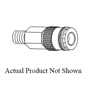 DEVILBISS 240147 Quick Disconnect High Flow Coupler, 1/4 in Connection ...
