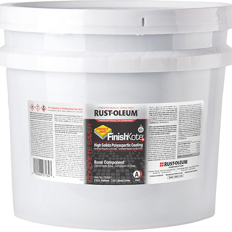 Concrete Saver Finish Kote 80 High Solids Polyaspartic Floor Coating ...