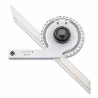 Precision Universal Bevel Vernier Protractor, 7-1/2 in, Steel ...
