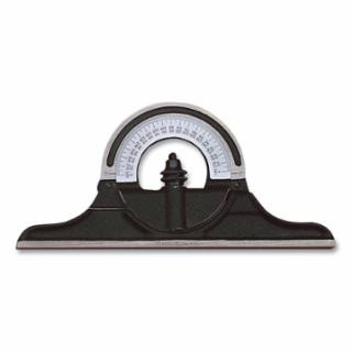 Protractor Head, Combination, Fits Blades 12 in and up, Reversible ...