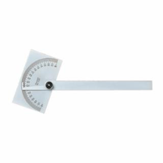 Steel Protractors, Rectangular Head, 6 in - Strobels Supply