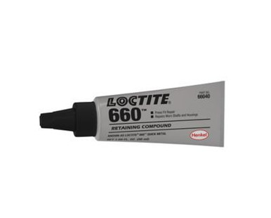 660 Quick Metal Retaining Compound, 50 mL Tube, Silver, 3300 psi ...