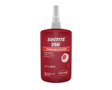 266 Threadlockers, High Strength/High Temperature, 10 mL, Red-Orange ...