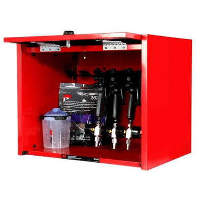 3M Locking Spray Gun Cabinet 30185 | Workstations & Stands