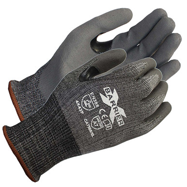 ProWorks Coated Cut Resistant Gloves,A7, 18G, Dark Gray/Gray - Dark ...