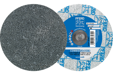 PFERD COMBIDISC¨ Unitized 3" Coarse 8AM Aluminum Oxide | Fine Grinding