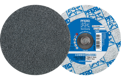 PFERD COMBIDISC¨ Unitized 3" Fine 6SF Silicon Carbide | Fine Grinding