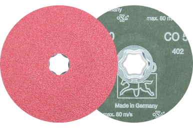 PFERD COMBICLICK¨ Fiber Disc, 5" Dia, 50 Grit | Fine Grinding and Finishing