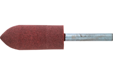 PFERD Poliflex Mounted Point, Rubber Bond, A11, 120 Grit | Fine Grinding