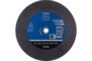 PFERD Portable Cut-Off Wheel 16 x 1/8 x 1, SG STUD STEEL, T1 | Grinding ...