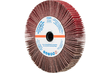 PFERD Angle Grinder Flap Wheel 5" x 5/8, 80 Grit | Fine Grinding and ...
