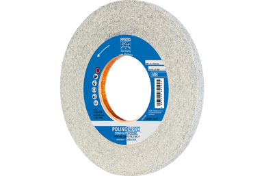 PFERD POLINOX Convolute Wheel 8" x 1/2 x 3 Fine Medium-Hard | Fine Grinding