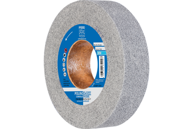 PFERD POLINOX Fine Convolute Wheel 8" x 2 x 3, Medium-Soft | Fine Grinding