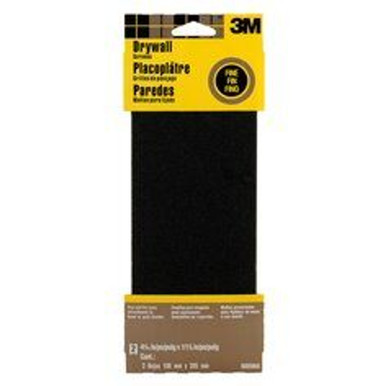 3M Drywall Sanding Screens 9089P-4, 4 3/16 in x 11 1/4 in, Fine Grit, 4 ...