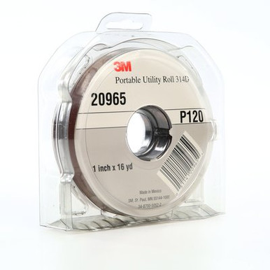 3M Utility Cloth Roll 314D P120 J-weight 20965 | Cloth Sheets & Rolls