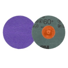3M Roloc Fibre Disc 1187C, 60+, 2 in | Quick Change Discs