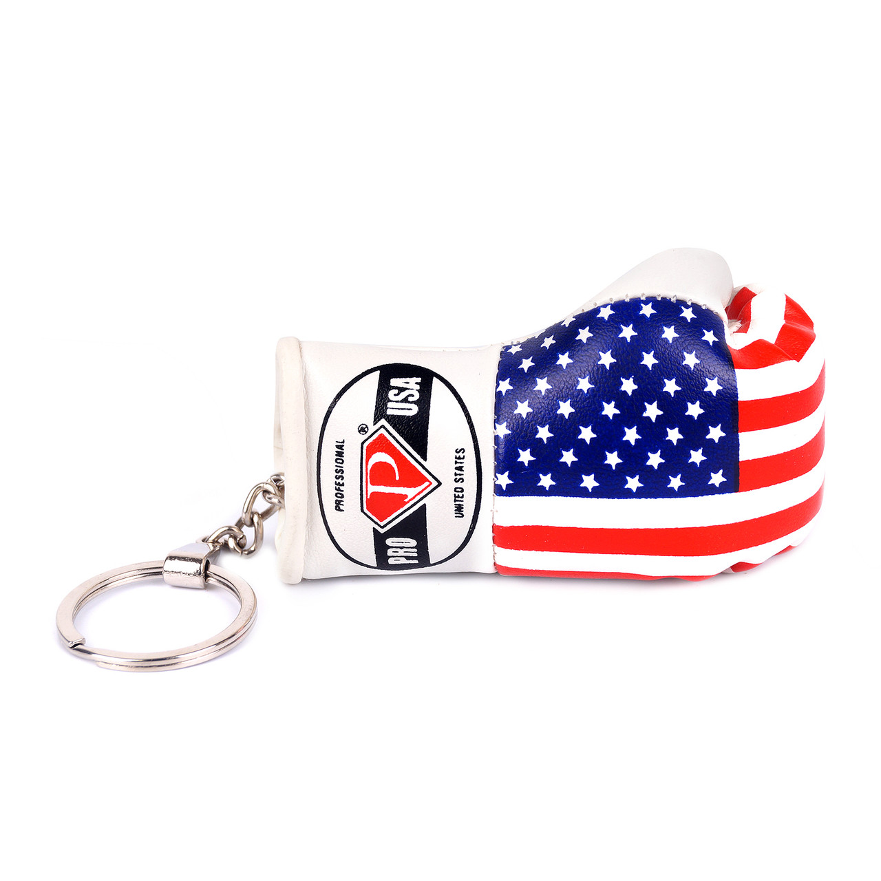 Pro USA Boxing Glove Keyring - USA Flag