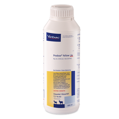 PRODOSE YELLOW LA 500ML - Virbac B2B - South Africa Production