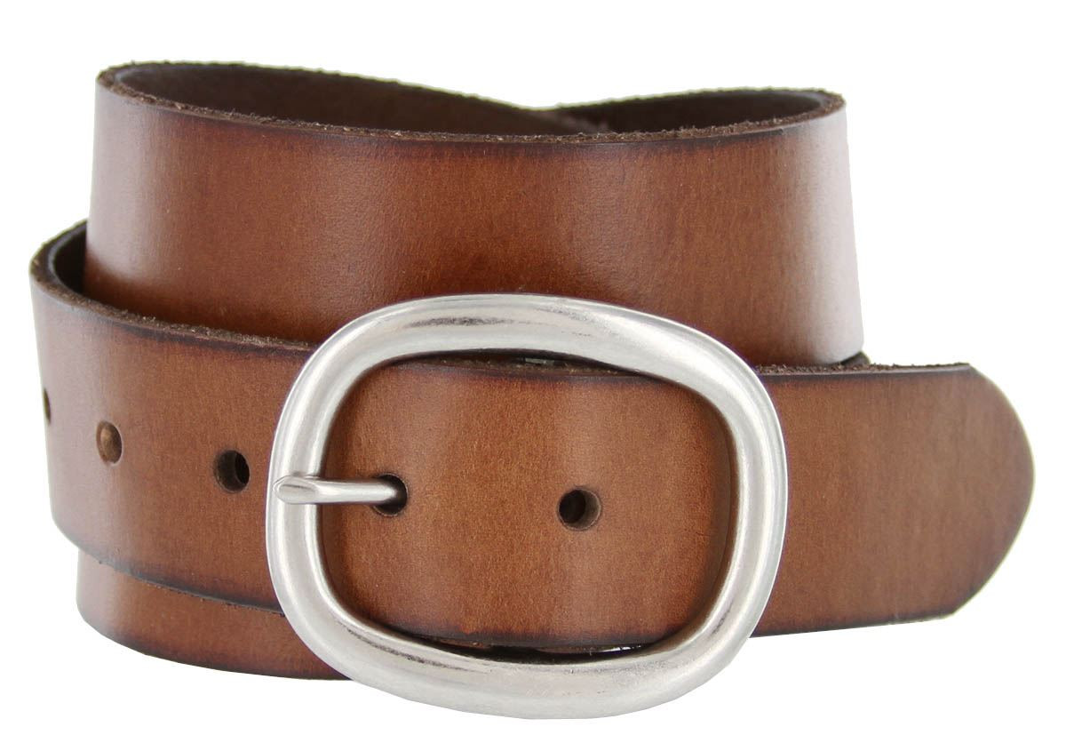 X-Laced Casual Jean Belt Genuine Full Grain Leather Belt 1-3/4"(45mm ...