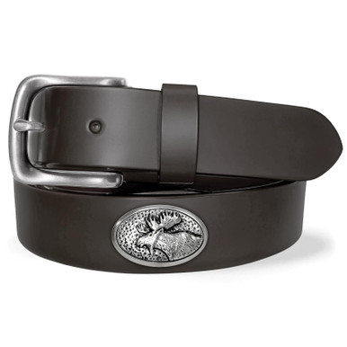 Redwood Moose Genuine Full Grain Leather Casual Dress Belt 1-1/4"(32mm ...