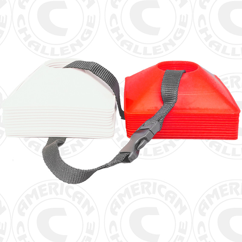 SQUARE CONES, SET OF 24 - American Challenge