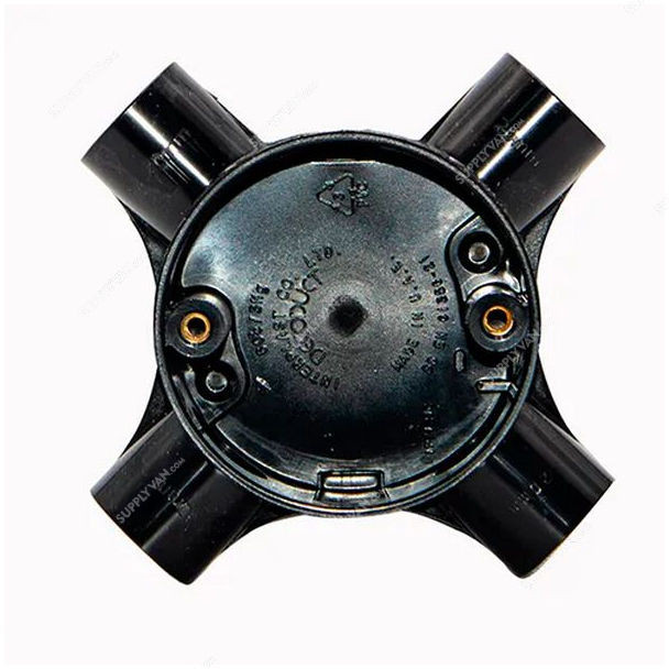 Decoduct PVC Circular 4 Way Junction Box 20MM: Buy Online at Best Price ...