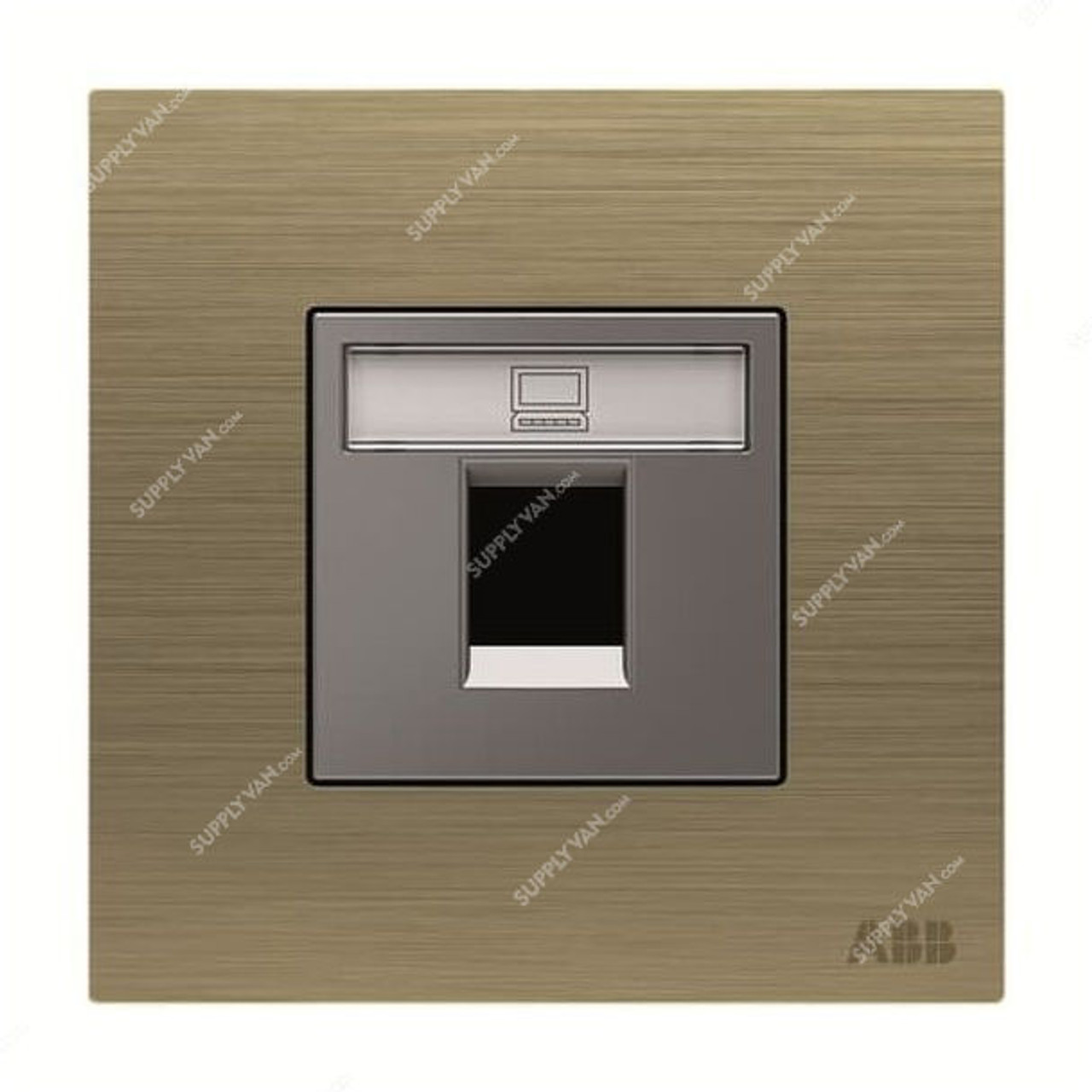 ABB Wall Plate AM33544-AG Millenium 1 Gang RJ45 : SupplyVan.com: Voice And Data Outlets, Boxes ...