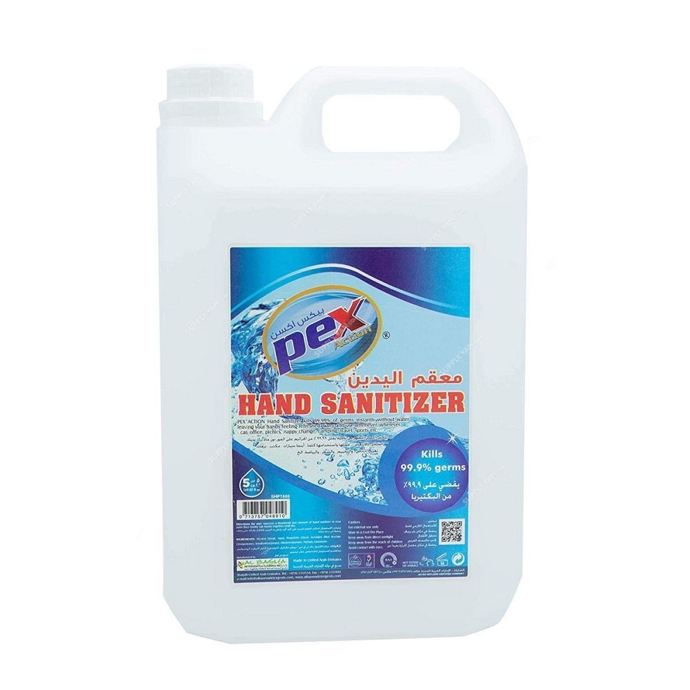 Pex Active Hand Sanitizer SHP7500 5 Litres : SupplyVan.com ...