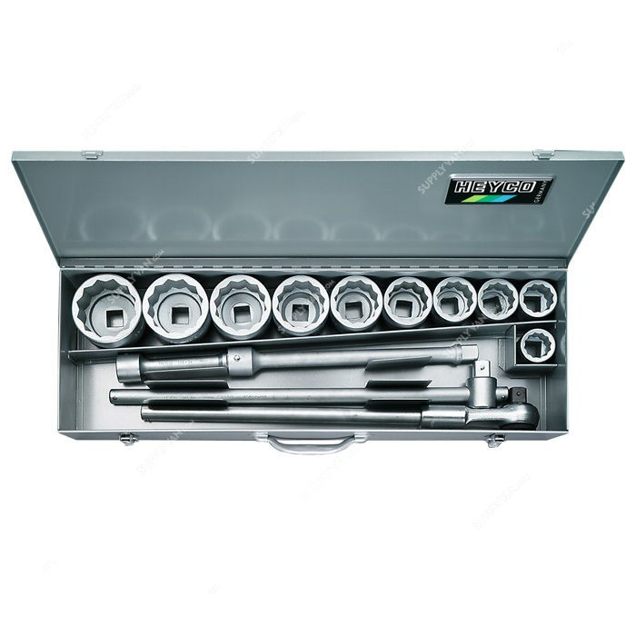 Heyco Socket Set 106-0-M Chrome Vanadium 1 Inch 14 Pcs/Set: Buy Online ...