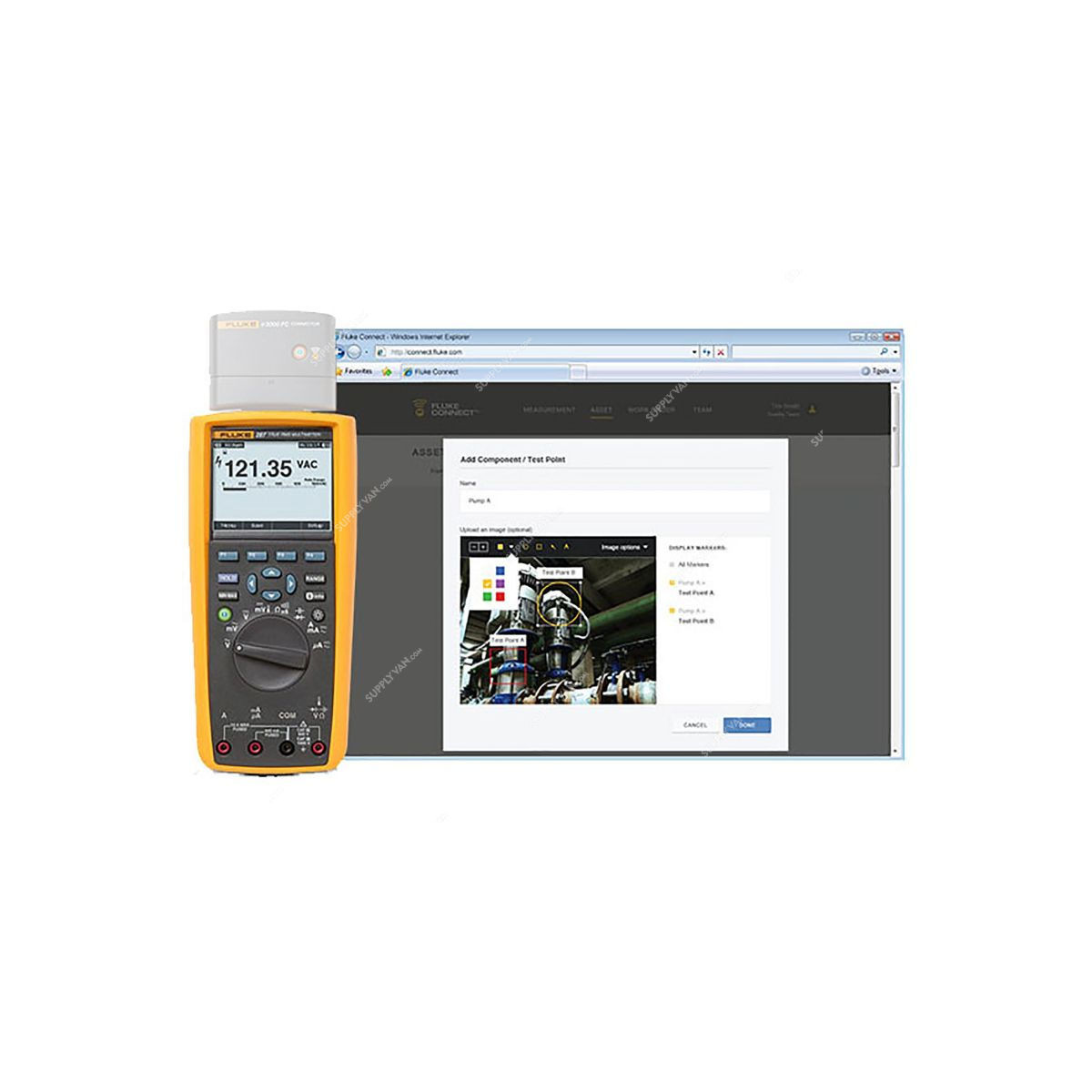 Fluke FlukeView Forms Combo Kit 287-FVF-EUR 1000V: Buy Online at Best ...