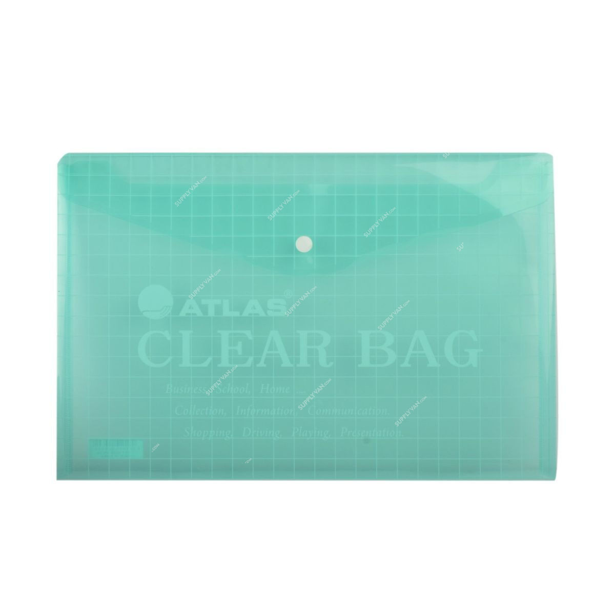 Atlas Document Bag F10003 FS Green 12 Pcs/Pack: Buy Online at Best ...