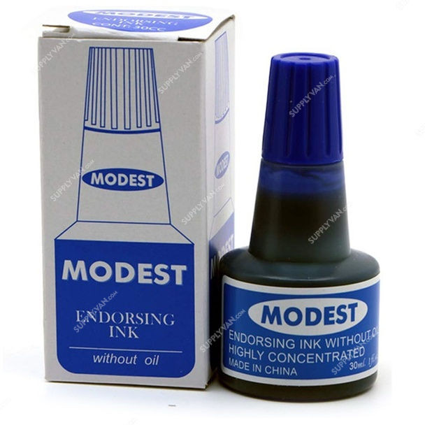 Modest Stamp Pad Ink 30ML Blue: Buy Online at Best Price in UAE ...