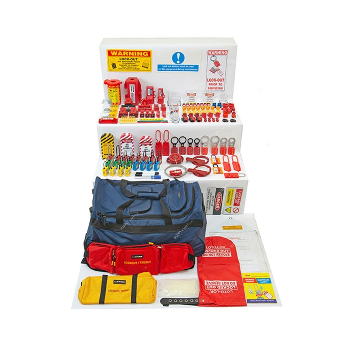 Lok-Force Max Electrical Loto Kit LOKT-ELMX-104 224 Pcs/Kit: Buy Online ...