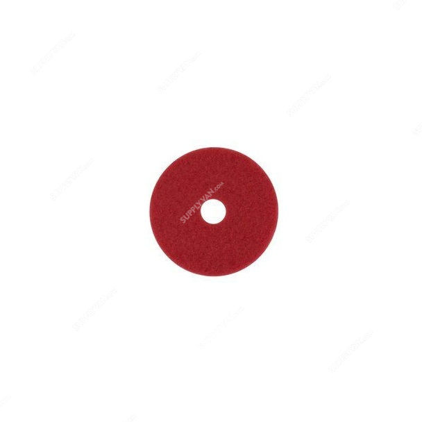3M Floor Pad, Red, 16 Inch : SupplyVan.com: Floor Cleaning Pads