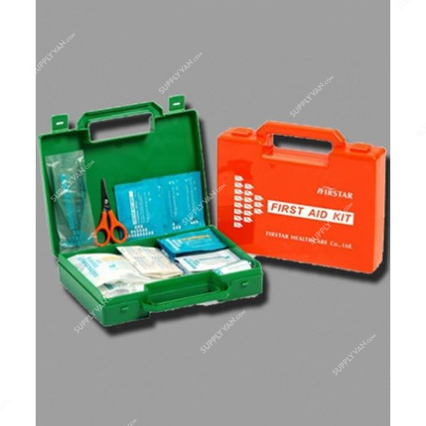 Firstar Domestic First Aid Kit, FS013, Green : SupplyVan.com: First Aid ...