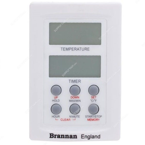 Brannan Digital Probe Thermometer, 38-660-0, w/ Timer : SupplyVan.com ...