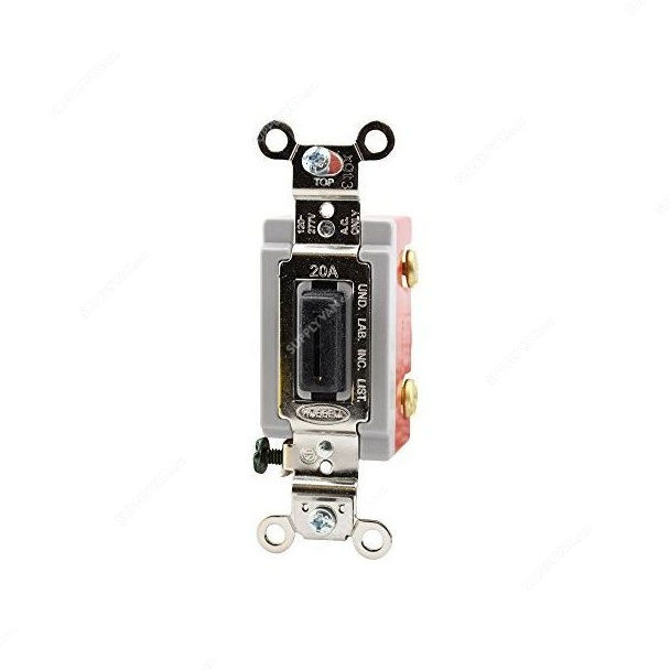 Hubbell 2 Way Toggle Switch, HUBHBL1222L, 20A, 120-277VAC : SupplyVan ...