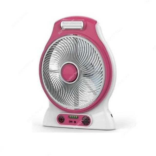 Geepas Rechargeable Fan With Led Light GF9588 12 Inch 24W : SupplyVan ...