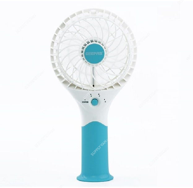 Geepas Rechargeable Mini Fan GF9617 7W : SupplyVan.com: Table Top Fans