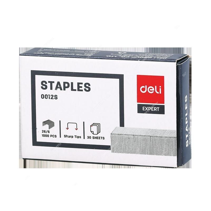 Deli Staple E0012S N26/6 1000 Pcs/Pack : SupplyVan.com: Office Staples