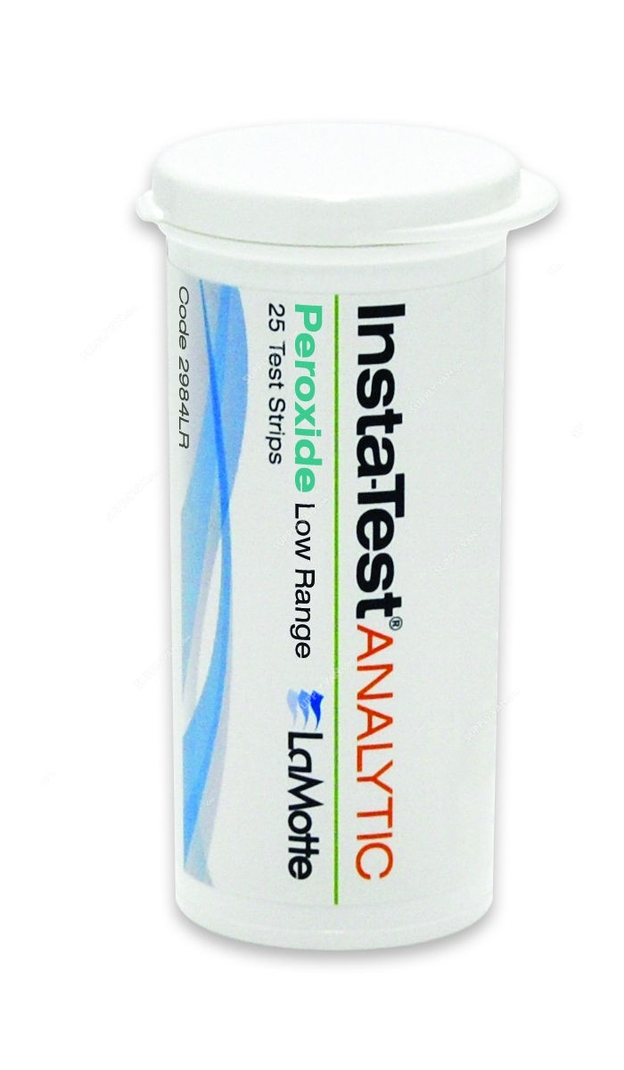 Lamotte Test Paper Strip 2984LR 50 ppm White 25 Strips/Vial : SupplyVan ...