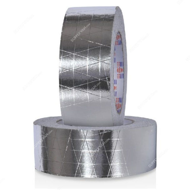 Asmaco FSK Aluminium Foil Tape Silver 48MM x 20 Yards 24 Rolls/Carton ...