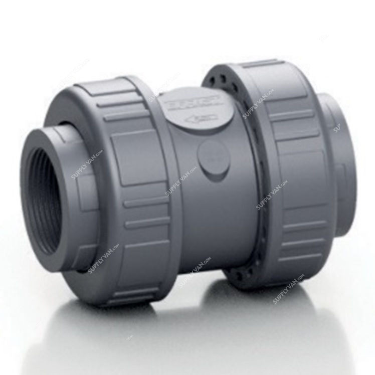Effast Ball Check Valve CERCBE025V CBE Series PVC-U 3/4 Inch BSPP 16 ...