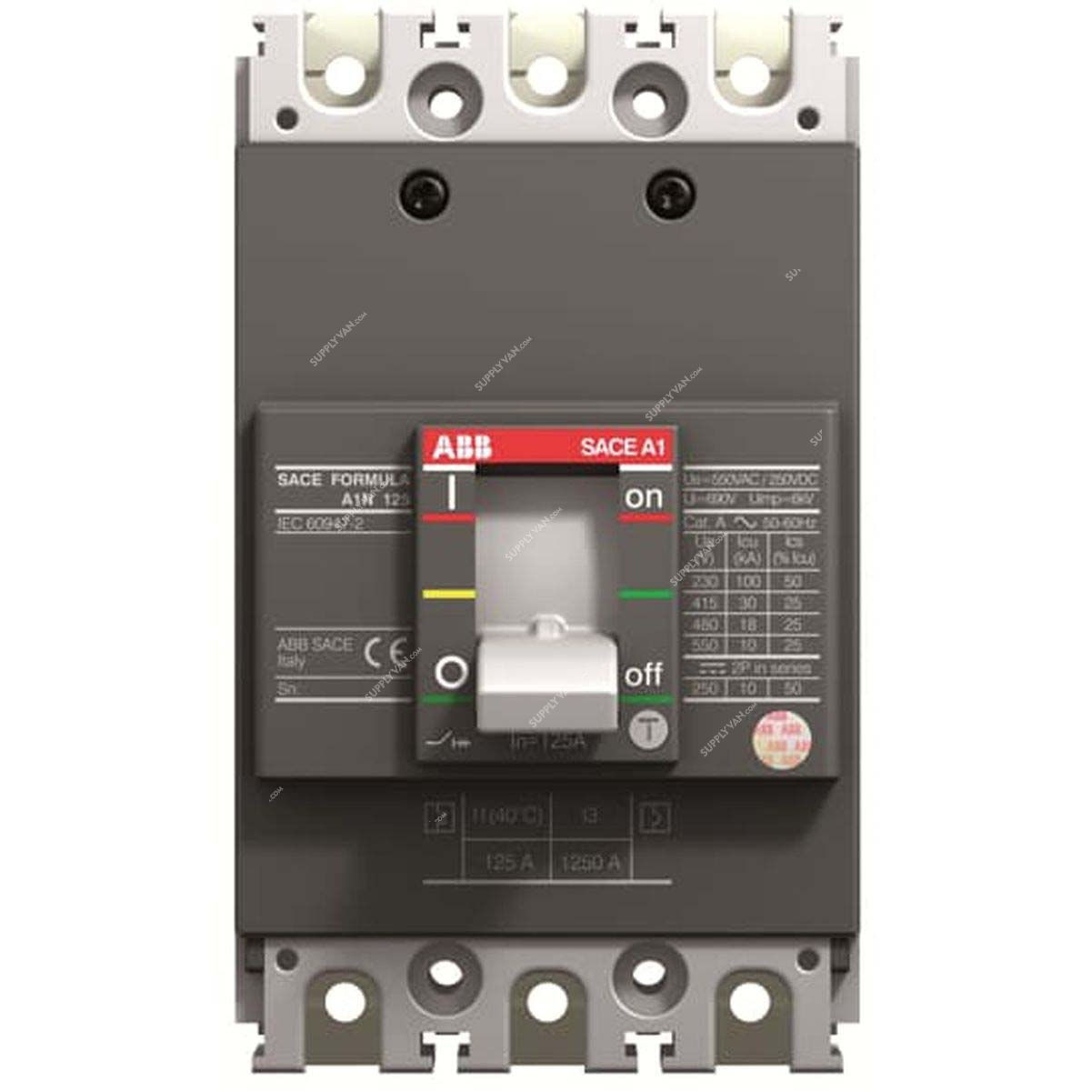 ABB A1N-100A-SP Moulded Case Circuit Breaker 3 Pole 25kA 100A: Buy ...
