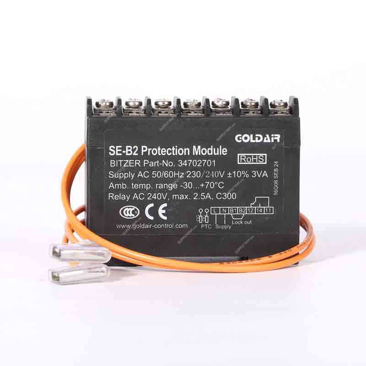 Goldair 34702701 Bitzar 230-240VAC 2.5A SE-B2 Motor Protector Module ...