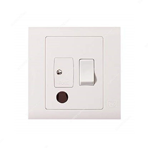 Mk MV1041WHI Switched Fused Connection Unit With Flex Outlet Essential ...