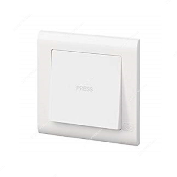 Mk MV4786PWHI Wide Rocker Push Button Switch Essential Polycarbonate 1 ...