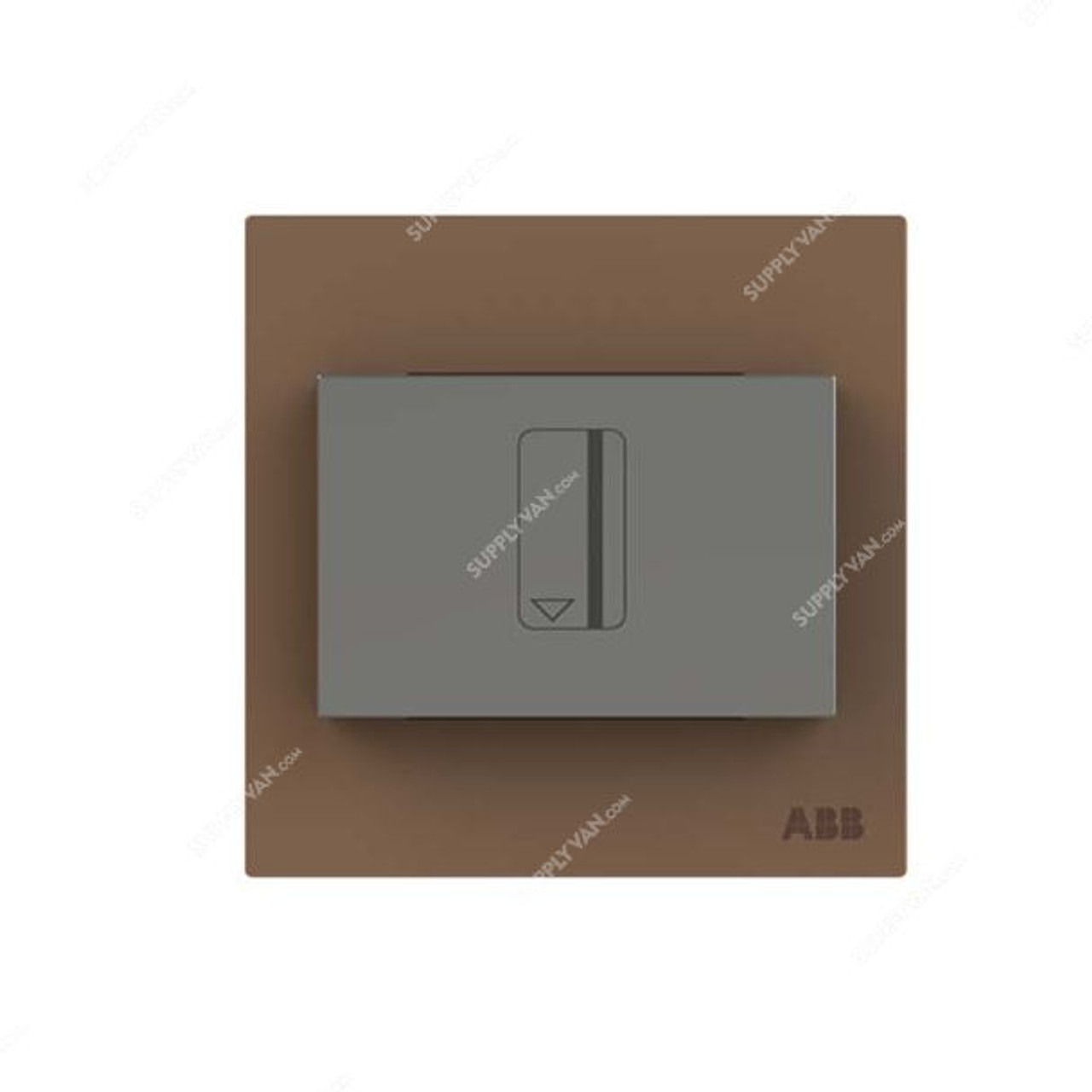 ABB AM40244-MO Key Card Switch With LED Millenium 16A Mocha Brown: Buy Online at Best Price in ...